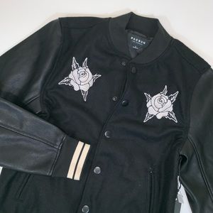 PacSun | Jackets & Coats | Pacsun Leather And Wool Bomber Jacket | Poshmark